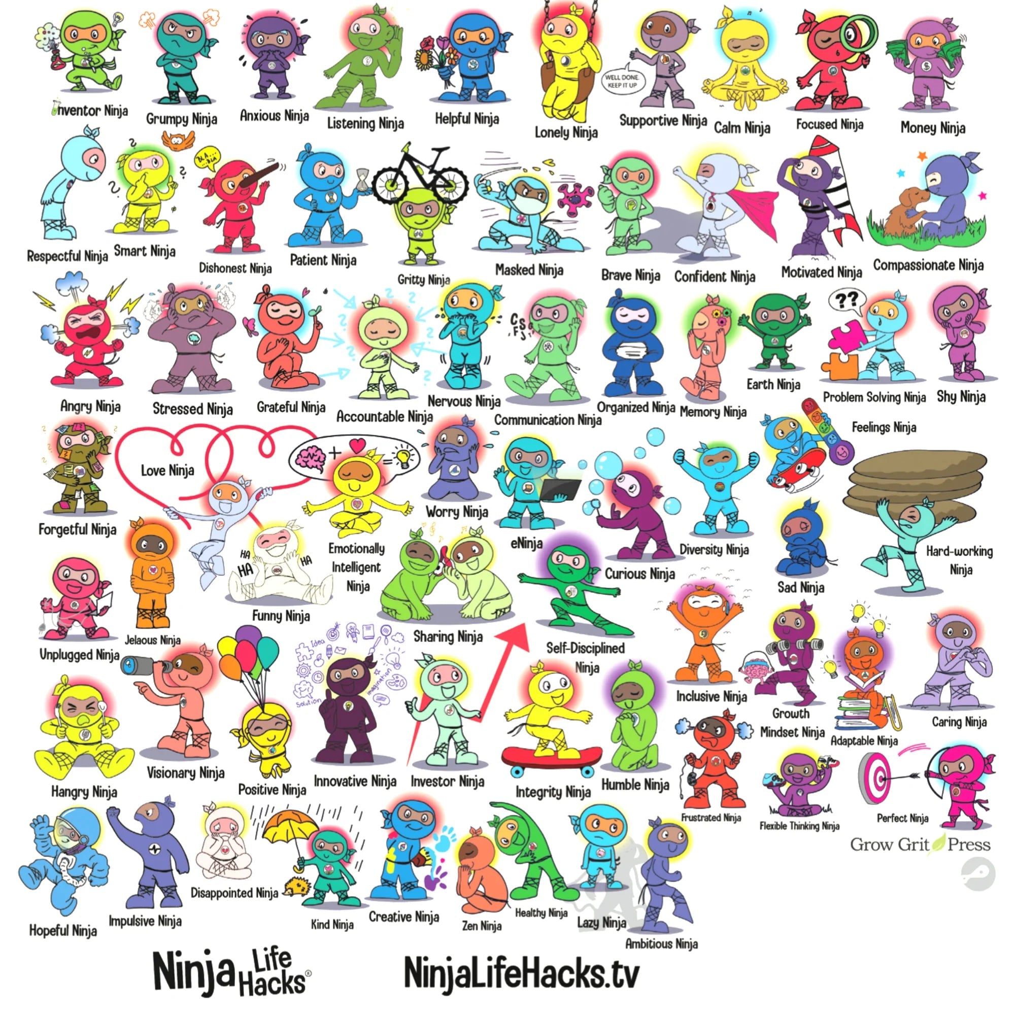 Ninja Life Hacks Emotions and Feelings 8 Book Box Set (Books 1-8 ...